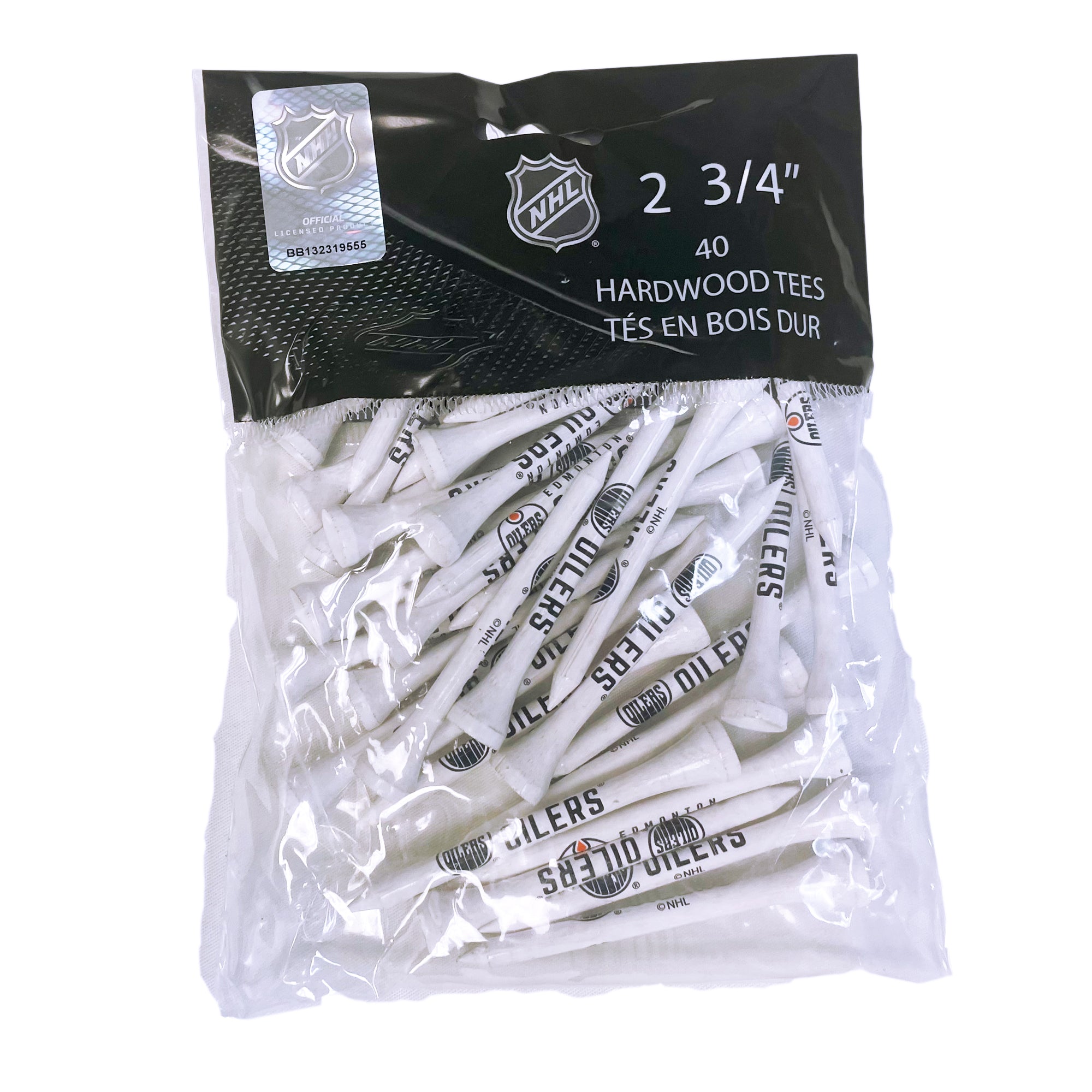 Edmonton Oilers Tees - 40 Count (White) – CaddyPro Golf Products