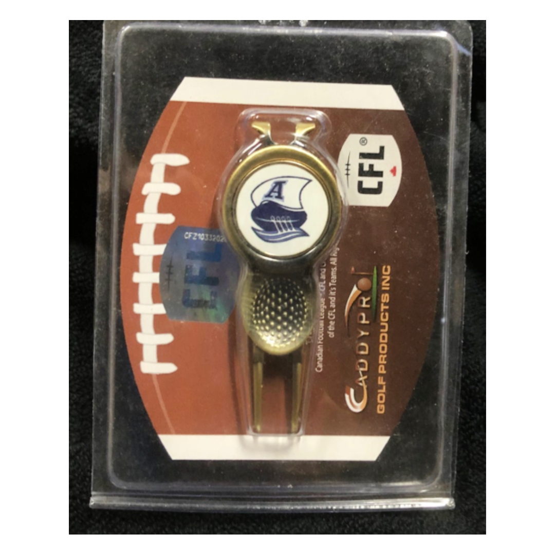 Brass Divot Tool w/Ball Marker Toronto Argonauts – CaddyPro Golf Products