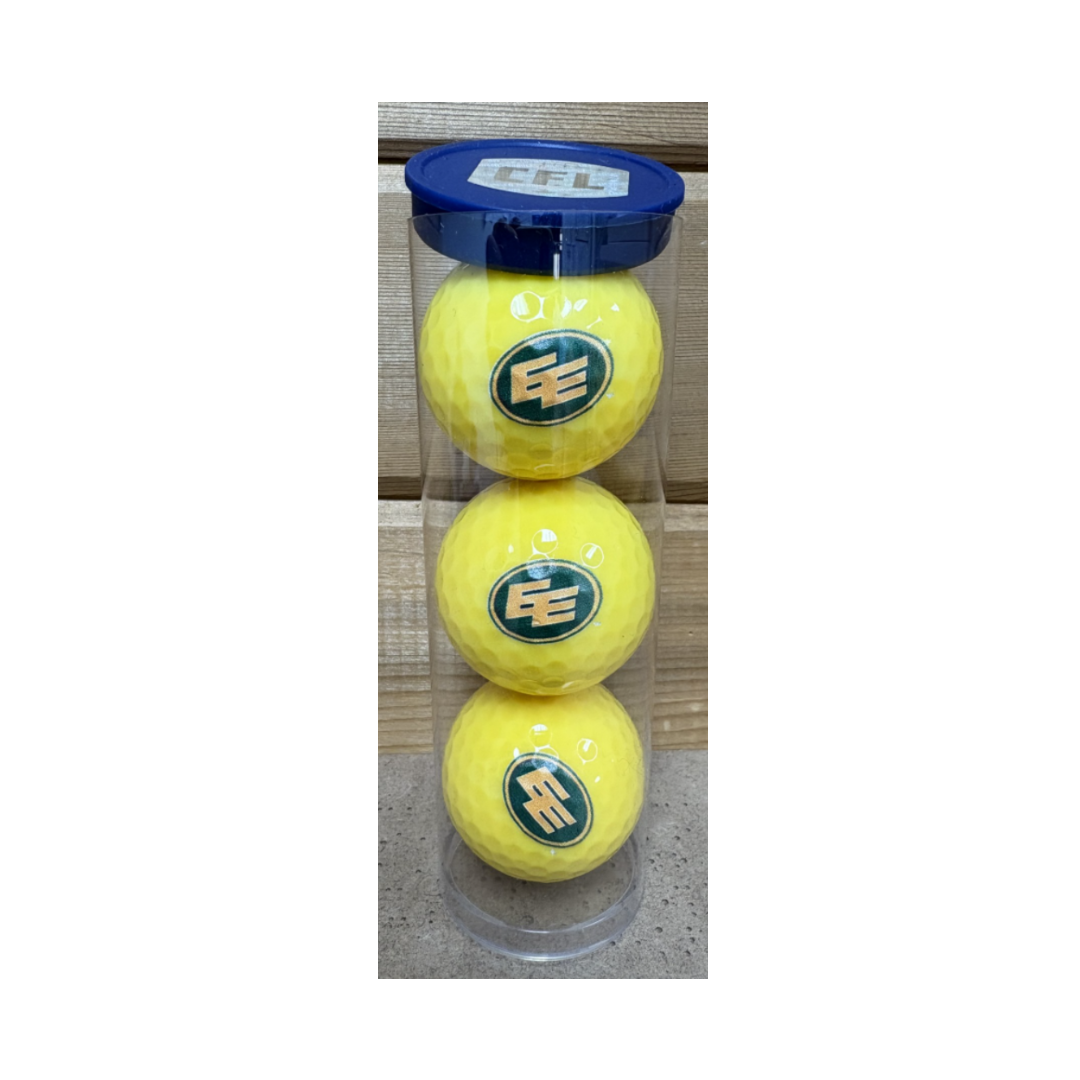 3 Ball Tube - Edmonton Elks (Gold) – CaddyPro Golf Products
