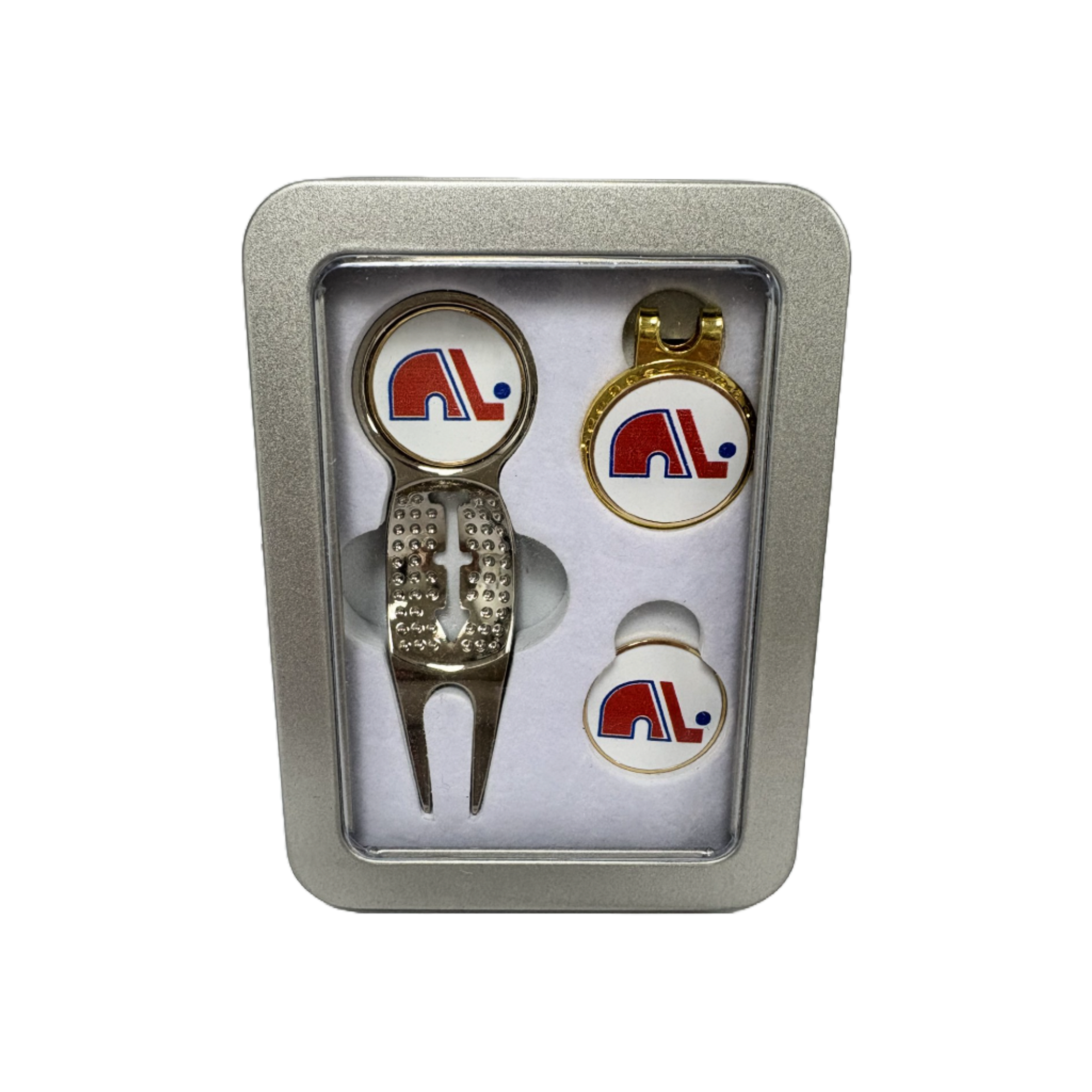 Small Gift Tin Set Quebec Nordiques – CaddyPro Golf Products