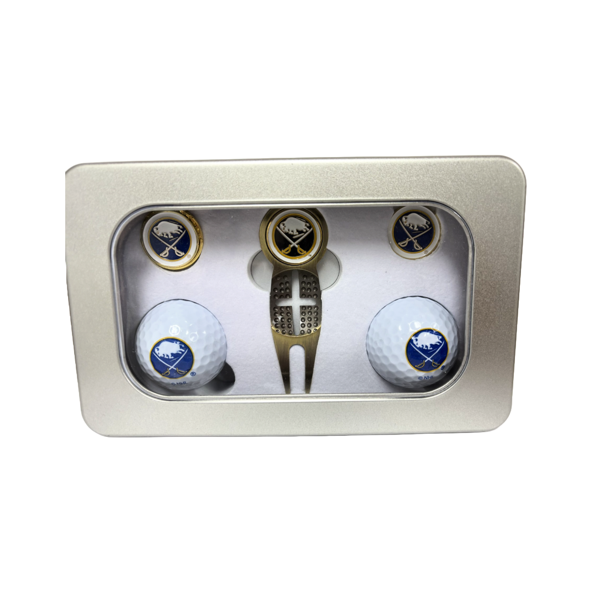 Deluxe Gift Tin Set Buffalo Sabres – CaddyPro Golf Products