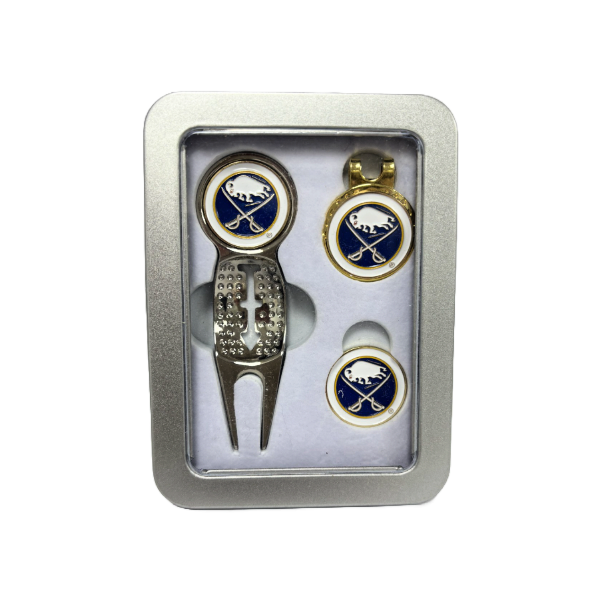 Small Gift Tin Set Buffalo Sabres – CaddyPro Golf Products