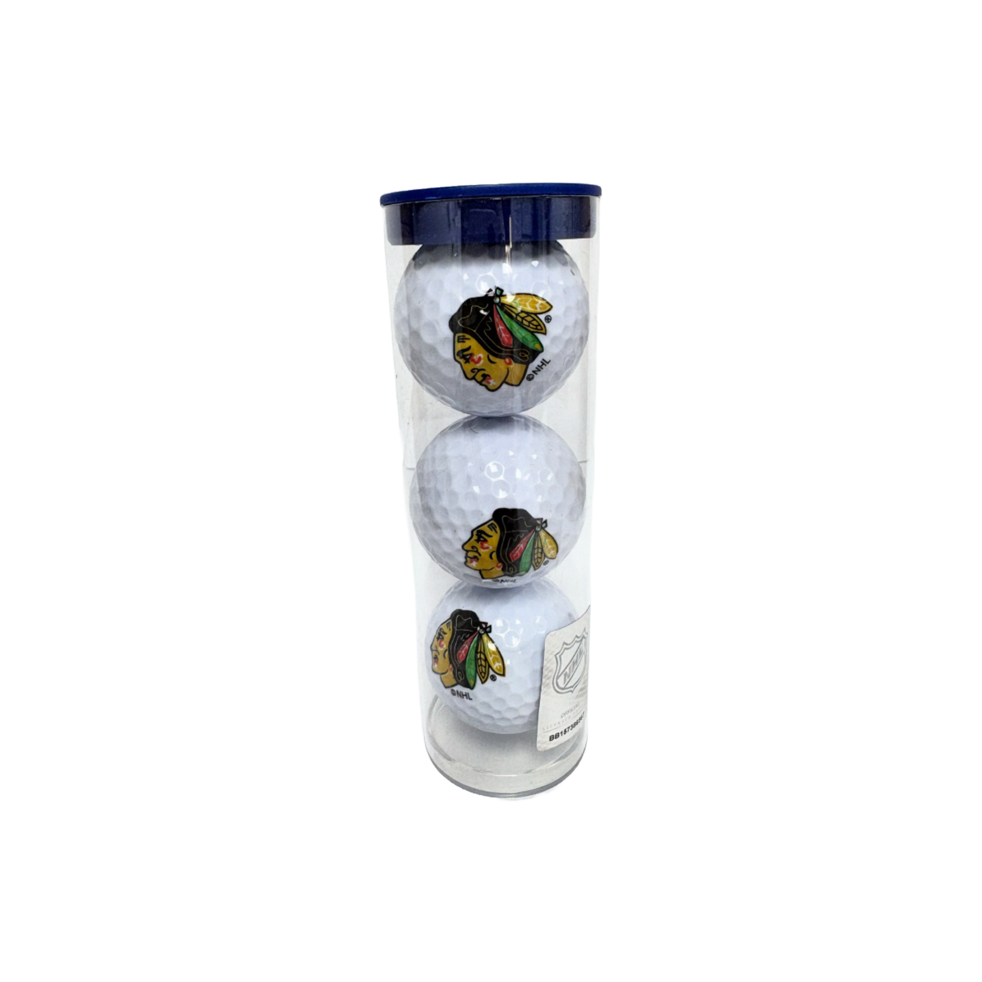 3 Ball Tube - Chicago Blackhawks (White) – CaddyPro Golf Products